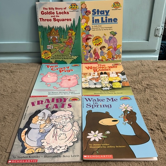 Scholastic | Other | Hello Reader Level 2 Grade K2 Books Springgoldie Lockslinepigsrabbitcat ...